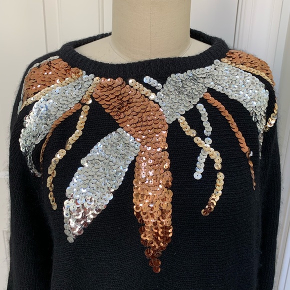 Diana Marco | Sweaters | Vintage 8s Angora Sequin Sweater Diana Marco | Poshmark